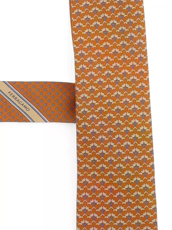 FERRAGAMO Patterned Silk Tie
