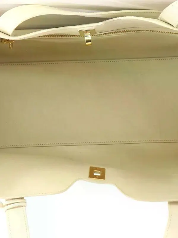 Celine Smooth Calfskin Cabas 16 Tote - Neutrals
