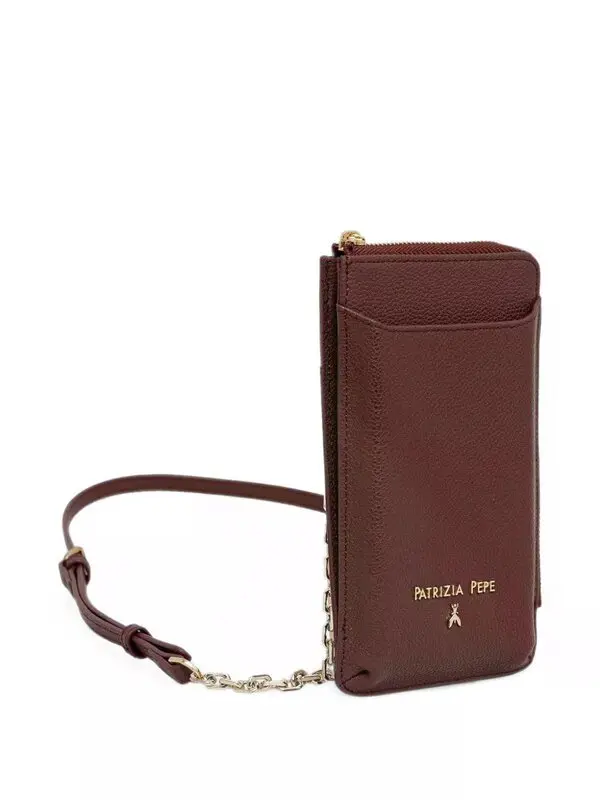 Patrizia Pepe Logo-plaque Chain-strap Phone Case