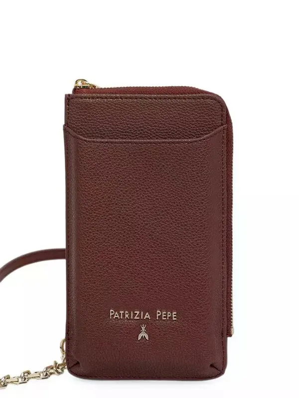 Patrizia Pepe Logo-plaque Chain-strap Phone Case