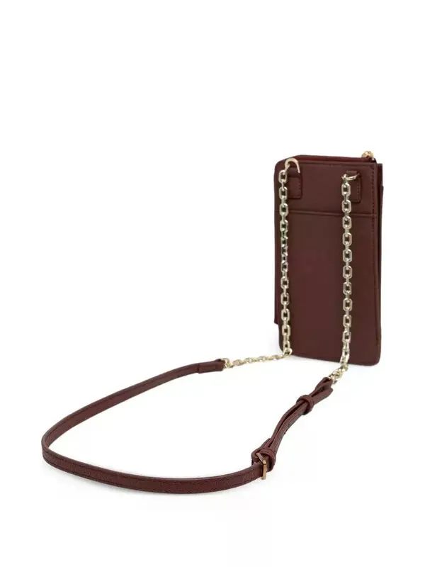 Patrizia Pepe Logo-plaque Chain-strap Phone Case - Red
