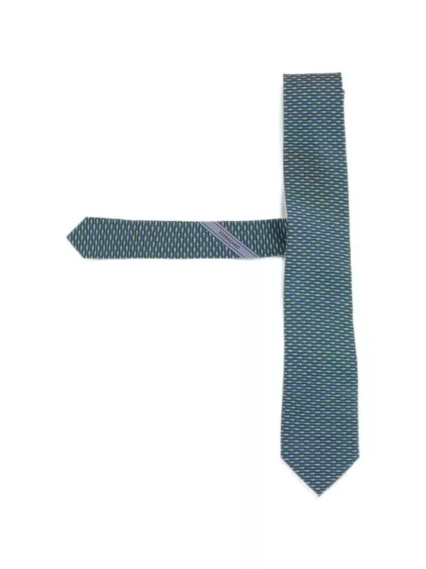 FERRAGAMO Patterned Silk Tie