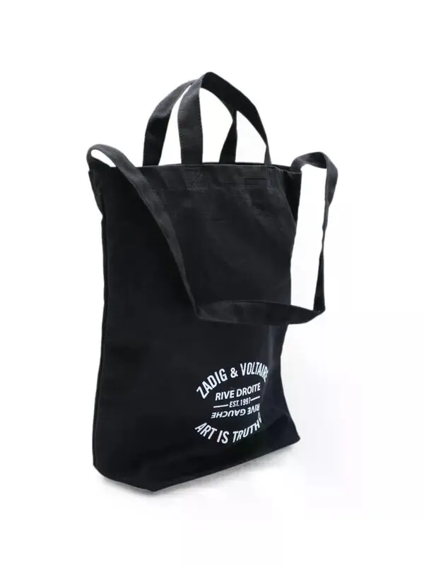 Zadig&Voltaire Logo-print Canvas Tote Bag