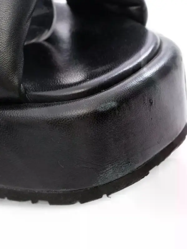 Prada 2000s Padded Crossover Sandals