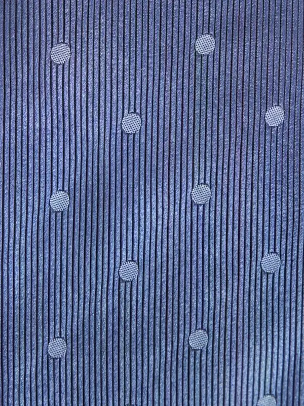 TOM FORD Polka-dot Ribbed-knit Silk Neck Ties - Blue