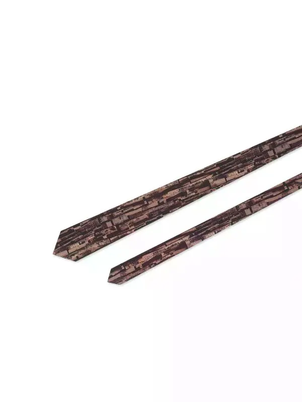 Dolce & Gabbana Abstract-print Twill Tie