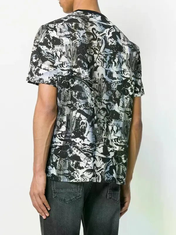 GOLDEN GOOSE Printed Fitted T-shirt