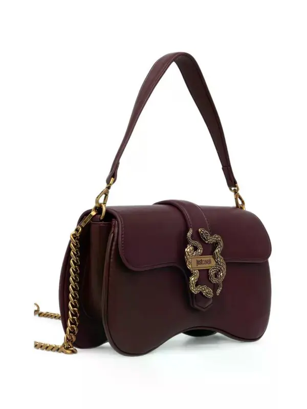 Just Cavalli Iconic Snakes Shoulder Bag