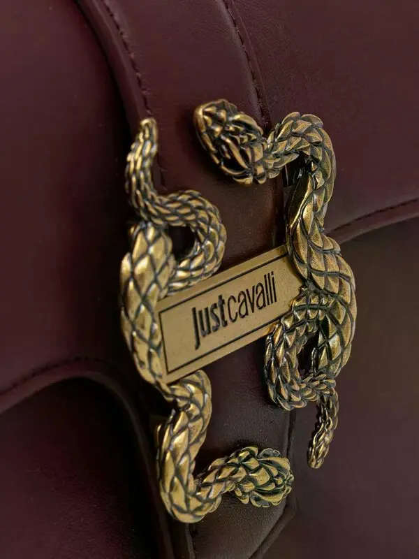 Just Cavalli Iconic Snakes Shoulder Bag