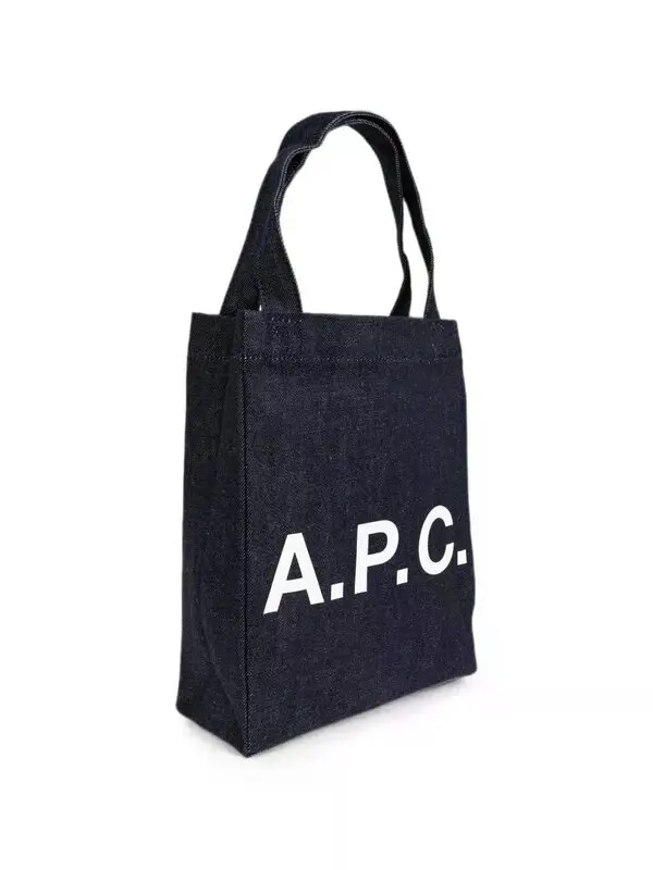 A.p.c. Logo-print Denim Tote Bag