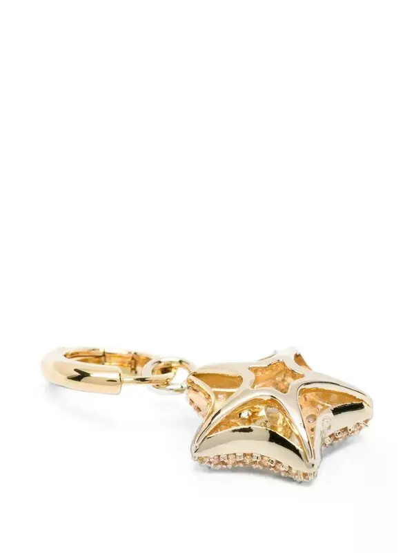 SWAROVSKI Sublima Star-pendant Hoop Earrings