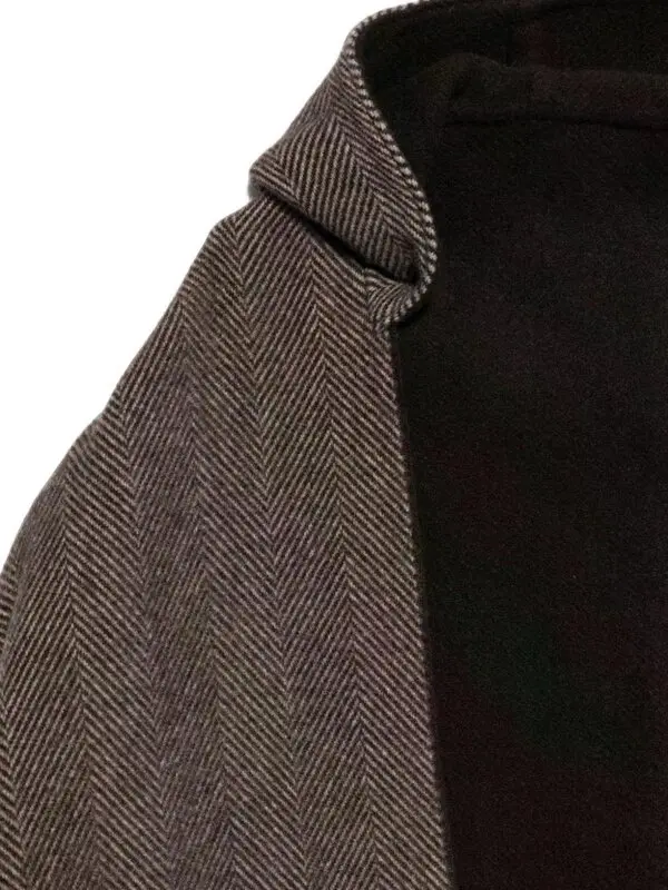 Brunello Cucinelli Herringbone-pattern Fringed Scarf