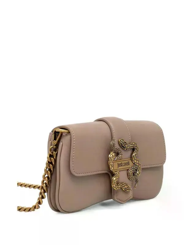 Just Cavalli Iconic Snakes Snake-plaque Crossbody Bag