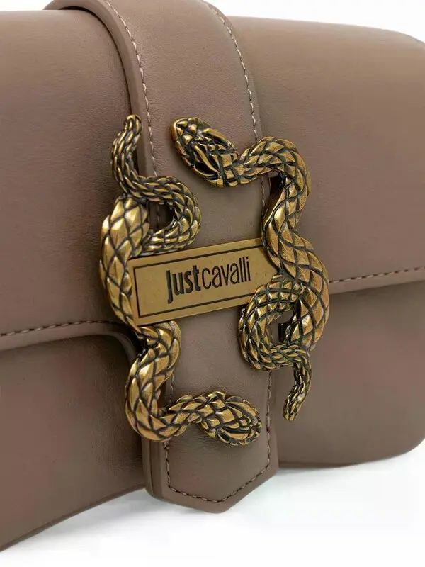 Just Cavalli Iconic Snakes Snake-plaque Crossbody Bag