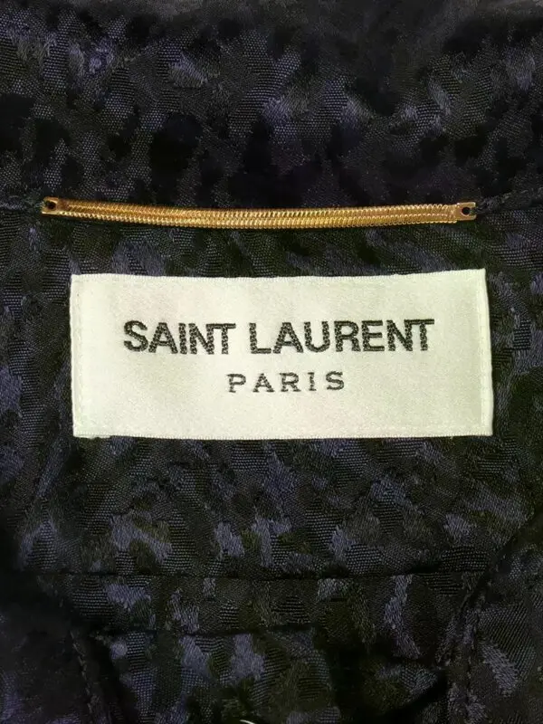 Saint Laurent Long Sleeve Mini Dress