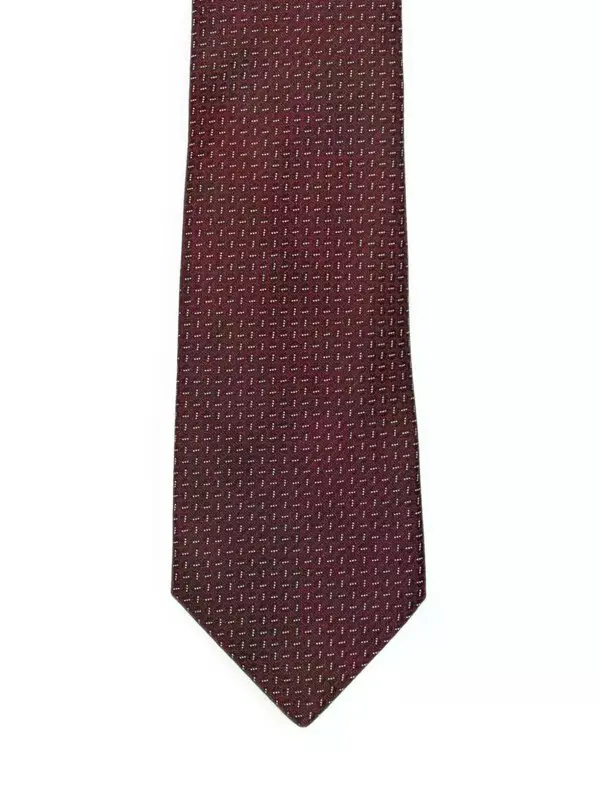 Canali Micro-pattern Silk Tie