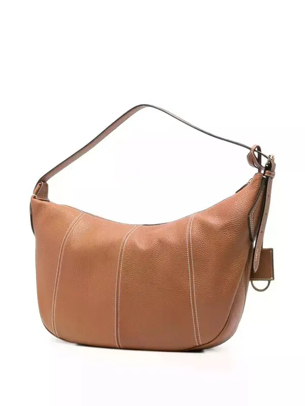 LANCEL Contrast-stitch Leather Shoulder Bag