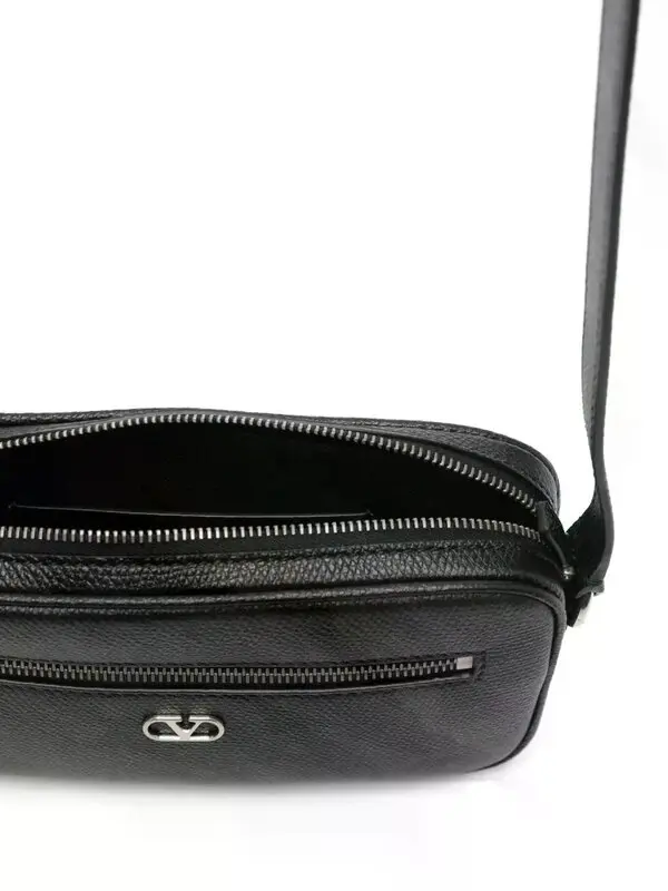 Valentino Garavani Vlogo Signature Leather Shoulder Bag