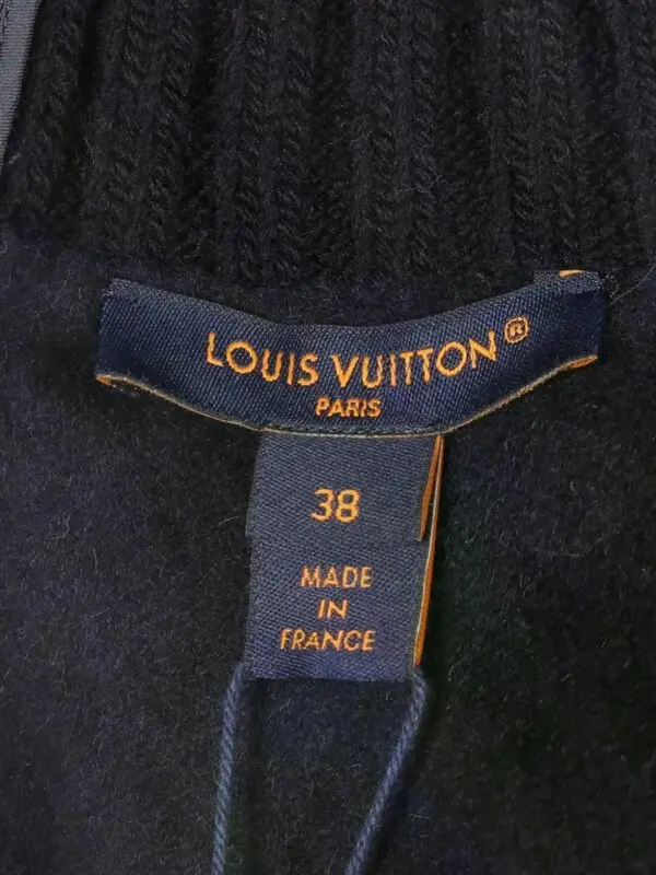 LOUIS VUITTON Mini High-neck Long-sleeve Dress