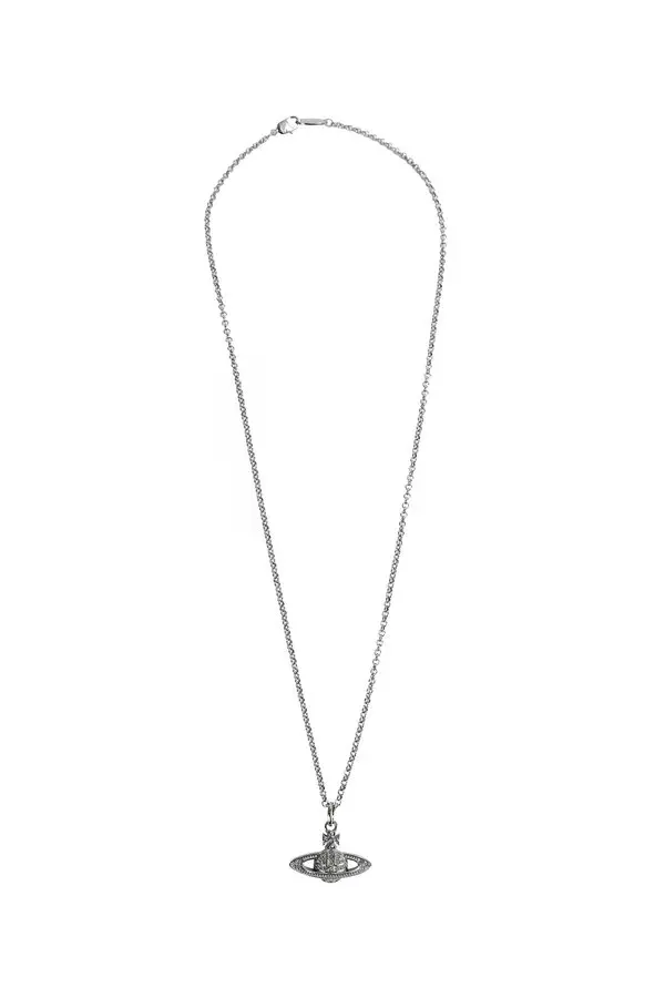 VIVIENNE WESTWOOD Mini Bas Relief Orb Pendant Necklace - Black