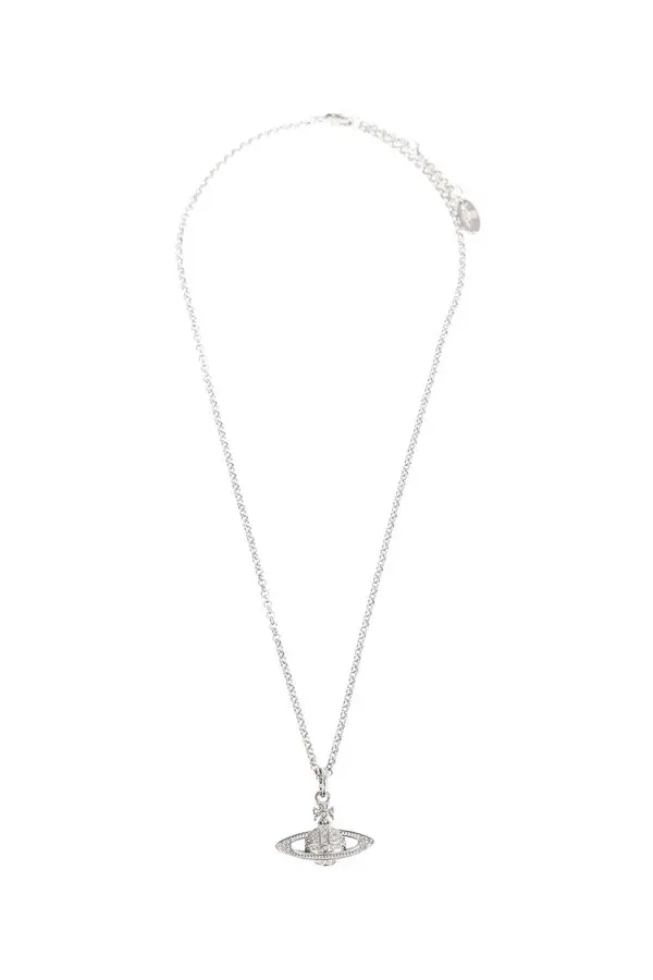VIVIENNE WESTWOOD Mini Bas Relief Pendant Necklace - Silver
