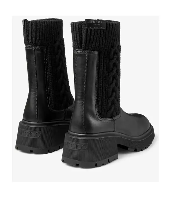 JIMMY CHOO Round-toed Ankle Boots