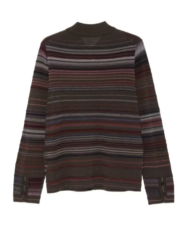 Paul Smith Long-sleeved Knitted Cardigan