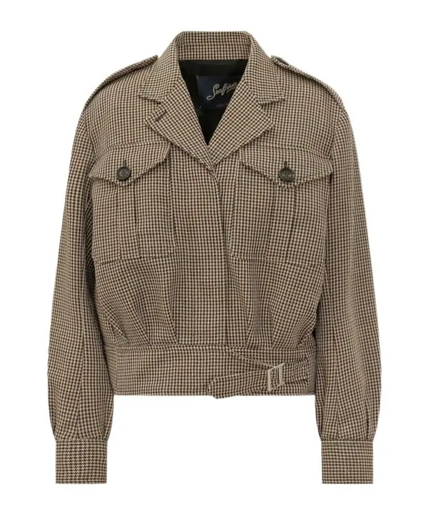 THE SEAFARER Cris Houndstooth Jacket - Multicolor
