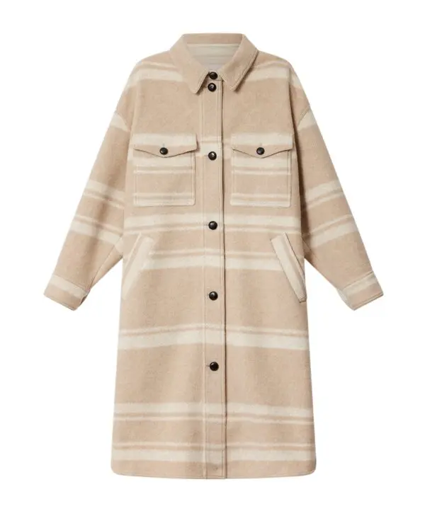 Isabel Marant Étoile Djila Striped Coat