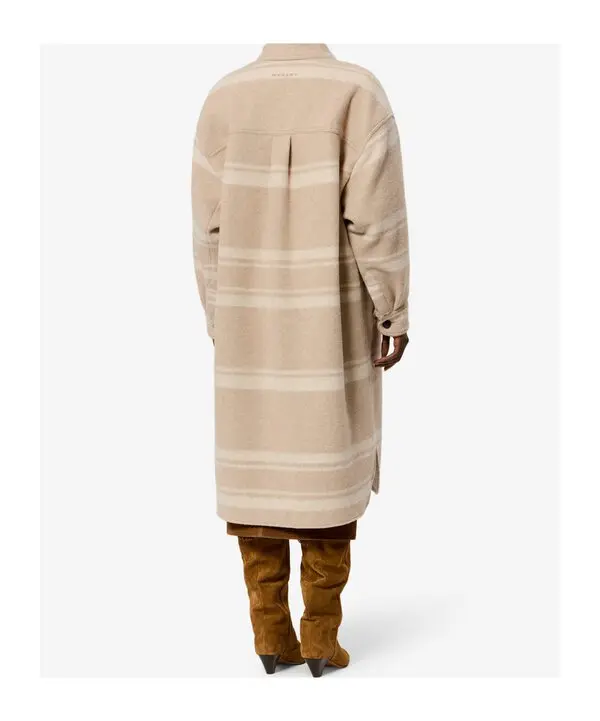 Isabel Marant Étoile Djila Striped Coat