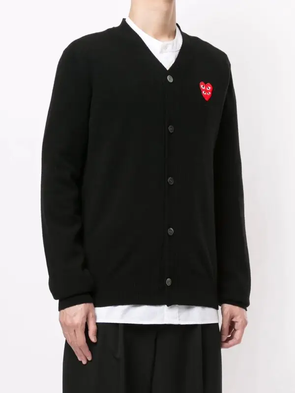 Play Comme Des Garcon Woolen Cardigan