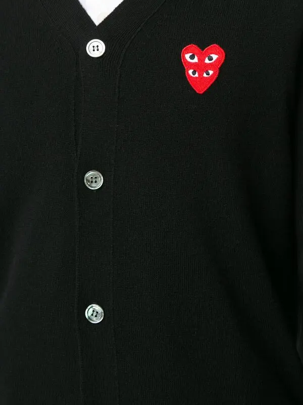 Play Comme Des Garcon Woolen Cardigan