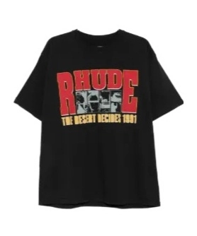 Rhude Graphic-print T-shirt - Black