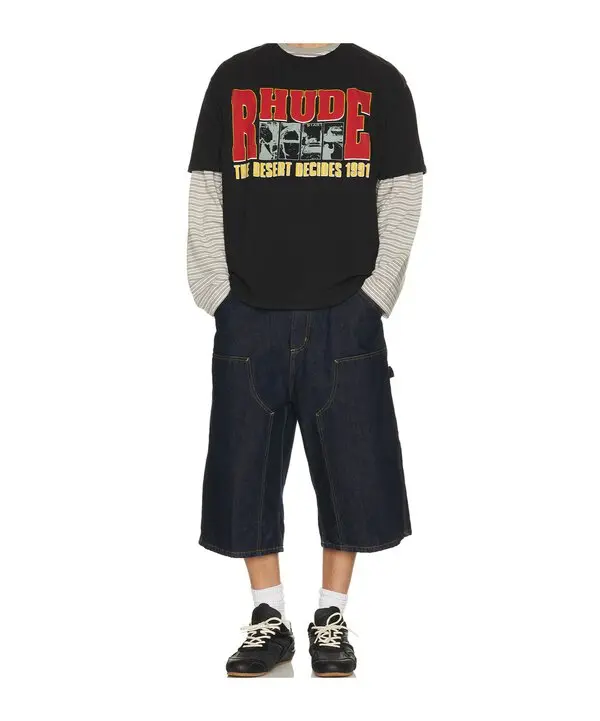 Rhude The Desert Decides 1991 T-shirt - Black