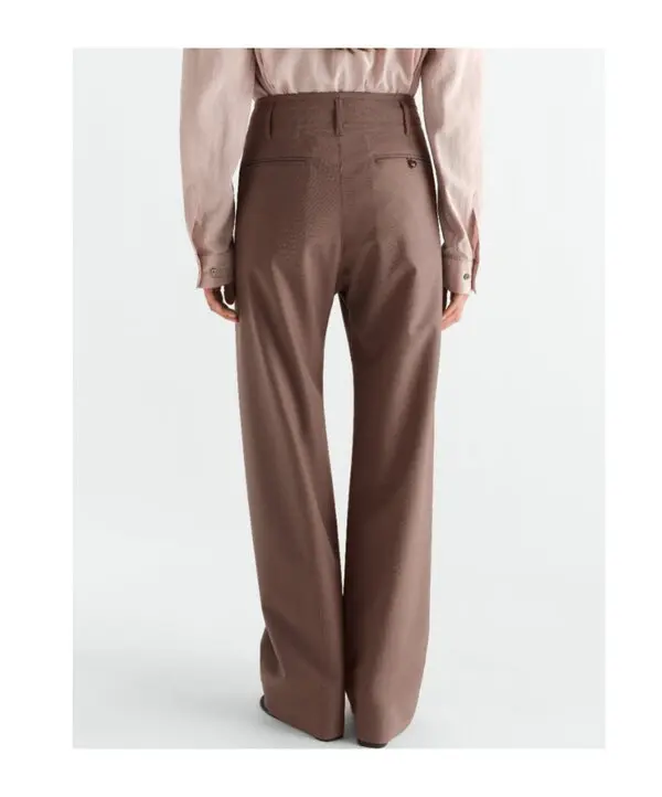 LEMAIRE Baggy Pants In Tropical Wool Blend