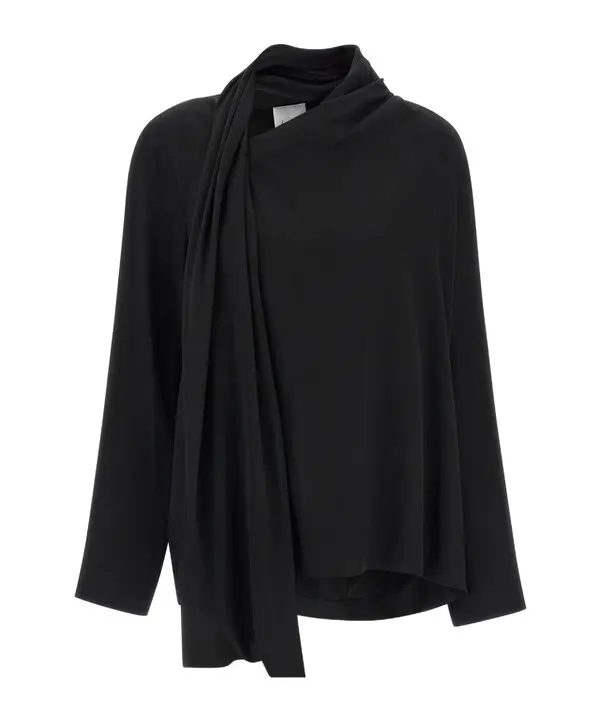 NUDE Draped Panel Blouse