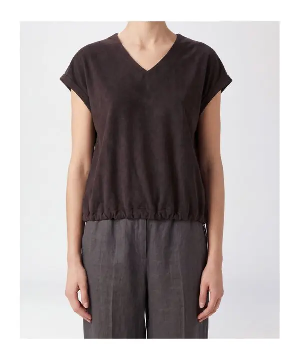 Herno Short-sleeved Knit Top