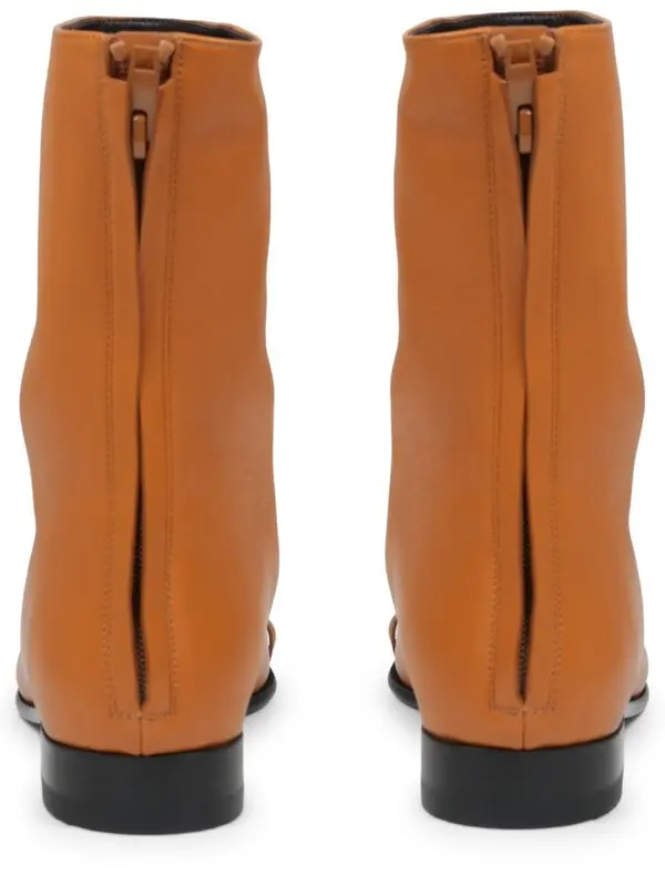 Celine Round-toe Ankle Boots