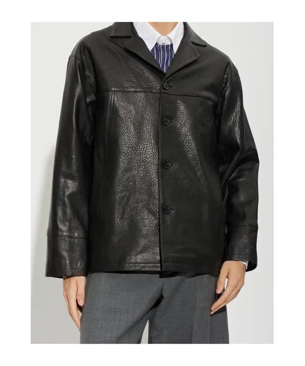 ARMA Leather Long-sleeve Jacket