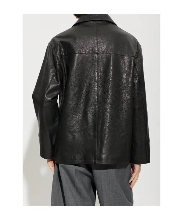 ARMA Leather Long-sleeve Jacket