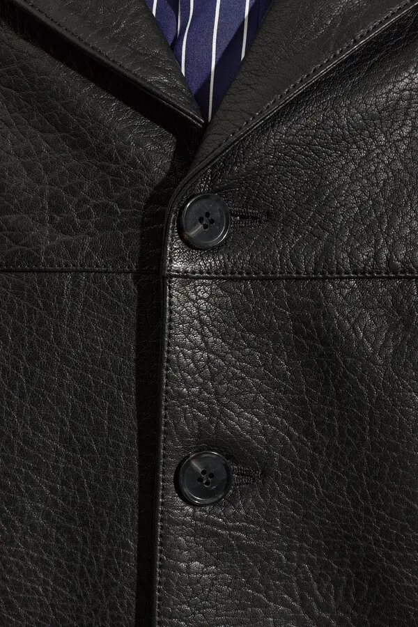ARMA Leather Long-sleeve Jacket