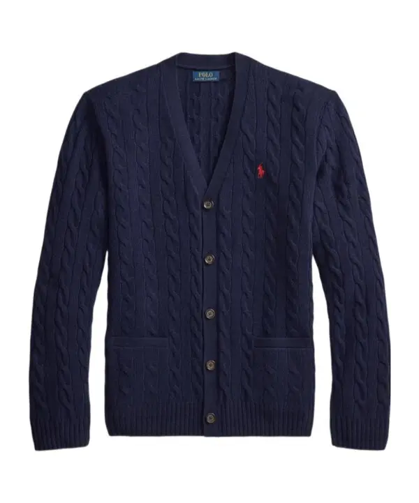 Polo Ralph Lauren Cable-knit V-neck Cardigan