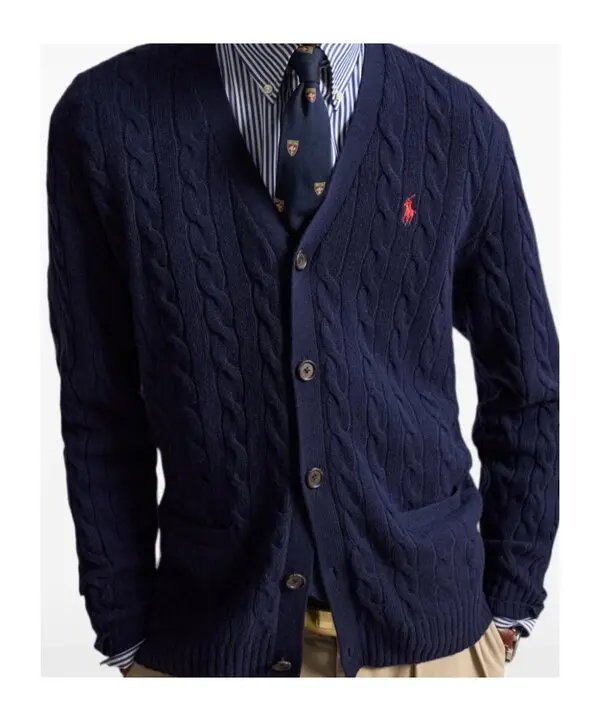 Polo Ralph Lauren Cable-knit V-neck Cardigan
