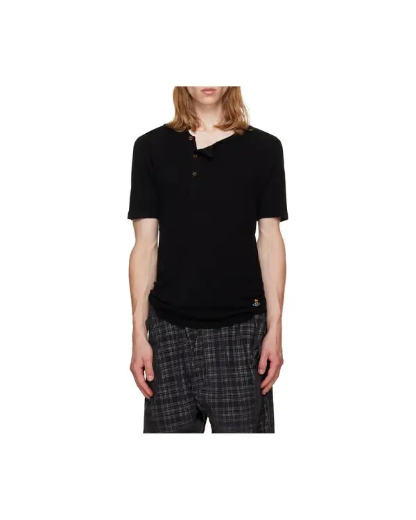 VIVIENNE WESTWOOD Orb Asymmetric-neck T-shirt