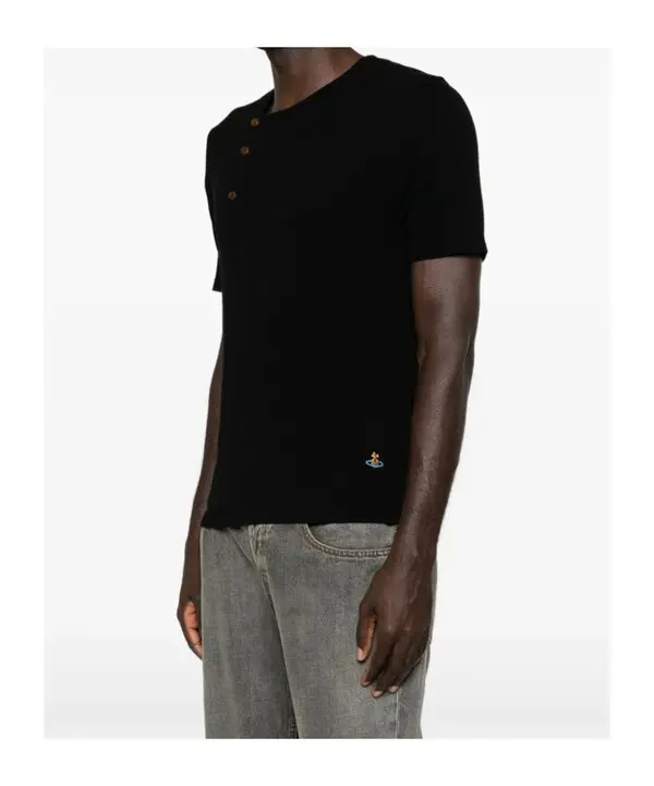 VIVIENNE WESTWOOD Orb Asymmetric-neck T-shirt