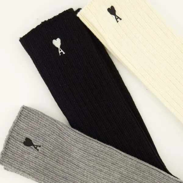 AMI Paris De Coeur Set Of Three Socks
