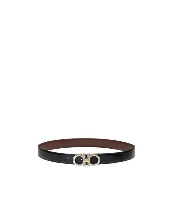FERRAGAMO Logo Belt - Black