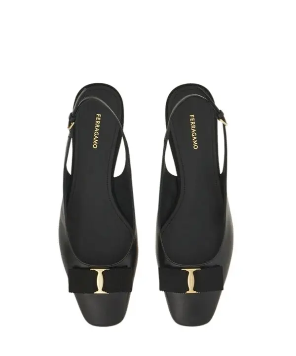 FERRAGAMO Iconic Bow Slingbacks