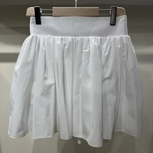 Celine Cotton Poplin Mini Skirt