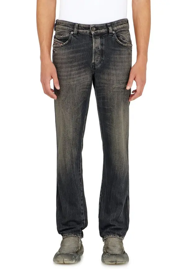 DIESEL® Slim Jeans Regular Waist 1993 D-vyl, /dark Grey, Button Fly - Black